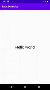 Android Textview Spannable Cheat Sheet – Eric the Coder